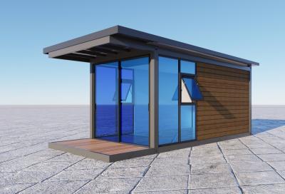 Cina Casa prefabbricata espandibile mobile di lusso con parete divisoria in vetro, pannello in PU, resort sulla spiaggia, residenziale in vendita