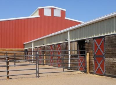 China Prefabricated Steel Structure Horse Barn - Durable Metal Horse Stables for sale