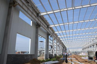 China Pre-engineered Steel Structure Warehouse with Q355B/Q235B Frame for sale