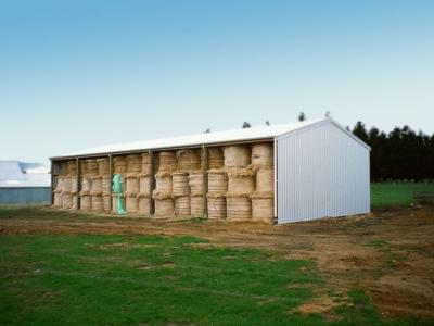 China Prefab Steel Structure Building for Hay Storage - Clear Span Framing for sale
