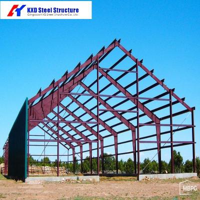 China Modern Steel Structure Warehouse Prefabricated Q355b Large-Span Steel Structural Buildings Metal Building for sale