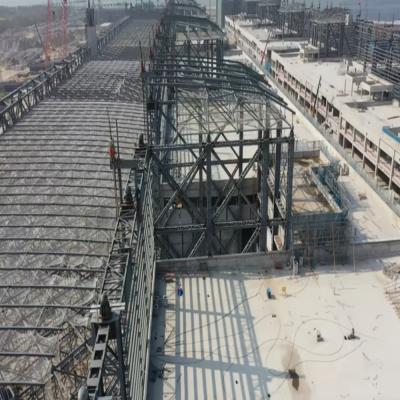 China Energy-Efficient Prefab Steel Workshop with 50+ Years Life Span and Corrosion Resistant Construction for sale