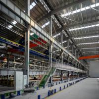 China Large Span Clear Space Hot-Dip Galvanized Steel Building with Customizable Spanwidth Industrial Storage Solution for sale
