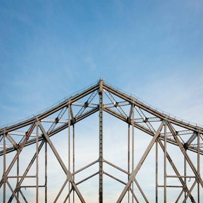 China Large Span Clear Space Hot-Dip Galvanized Steel Building with Customizable Spanwidth Industrial Storage Solution for sale