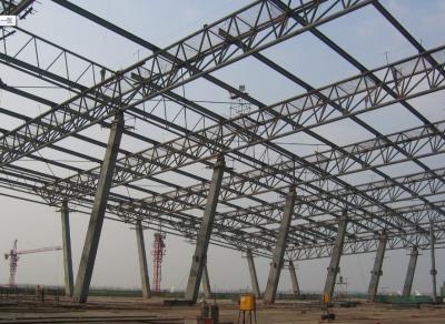 China Industrial Steel Truss Building Q355B Welded Roof Truss Frame Structure Construction For Factory Workshop for sale