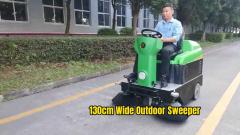 130cm Wide Cleaning | Optional Canopy | Large-Capacity Water Tanks | Outdoor Large-Area Adaptable |