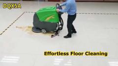 DQX5A Self-propelled Walk-behind Auto Scrubber Reduces pushing effort by up to 70%
