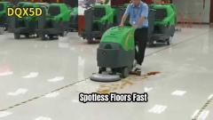 DQX5D - Floor scrubber display effect
