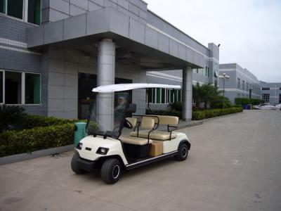 China Electric four seater golf carts, color optional for sale