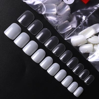 Cina Wholesale Easy Use Making Supply 500Pcs/Bag Full Cover French Nail Tips For Nail Art For DIY Nail Art Salon in vendita