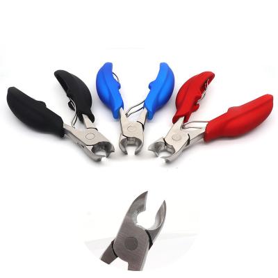 Cina Right Handed Scissors Nail Art Dead Skin Scissors Manicure Olecranon Nail Clippers Stainless Steel Dead Skin Nippers Nail Scissors in vendita