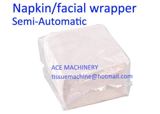semi automatic napkin packing machine