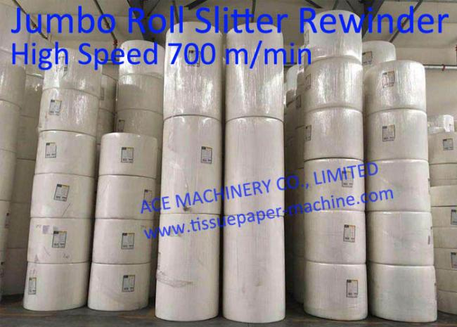 high speed jumbo roll slitter rewinder