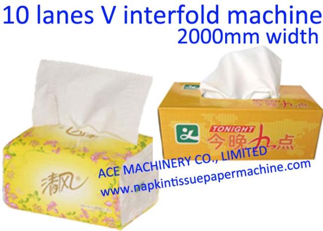 facial tissue paper machine