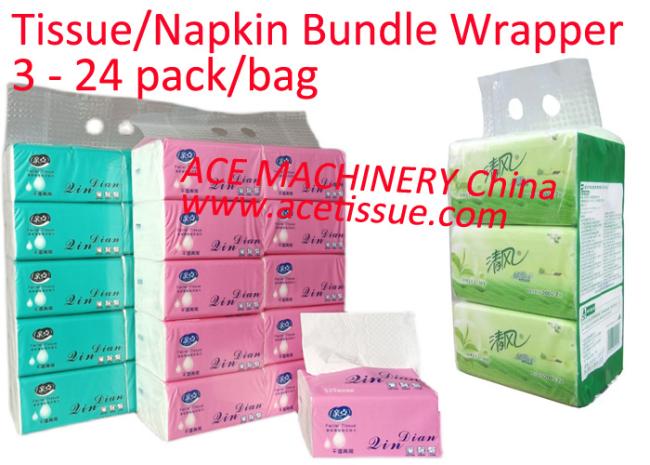 facial tissue packing line