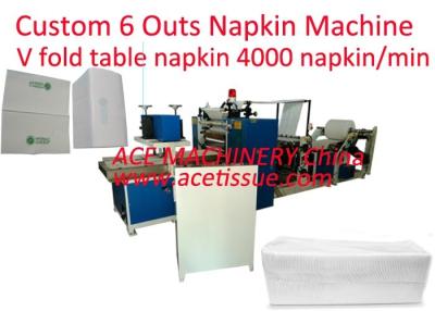 China High Speed PLC Controlled Napkin Tissue Paper Machine With Single Fold Capability for sale