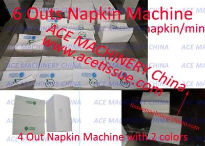 中国 高速4000ナプキン/分 蓋付きの紙折りたたみ機 販売のため