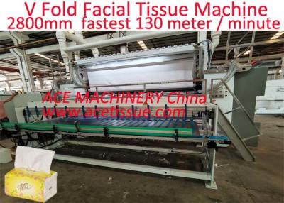 China Automated Facial Tissue Paper Making Machine with Optional 4-Color Printing for sale