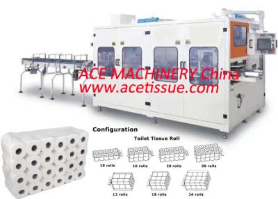 China Troubleless And Labor Saving Kitchen Towel Tissue Paper Packing Machine Heavy Duty Machine Structure Up To 850mm PE Bag Dimensions With Air Hole for sale