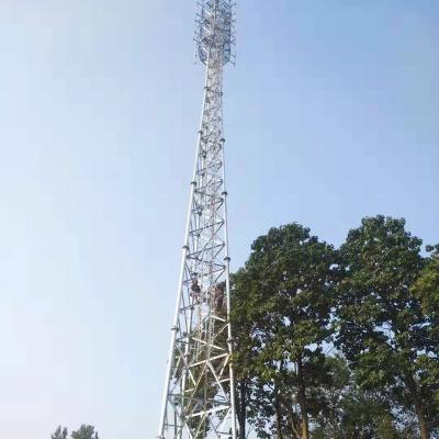 China quadro de aço da estrutura da torre das telecomunicações tubulares da antena de 50m G/M à venda