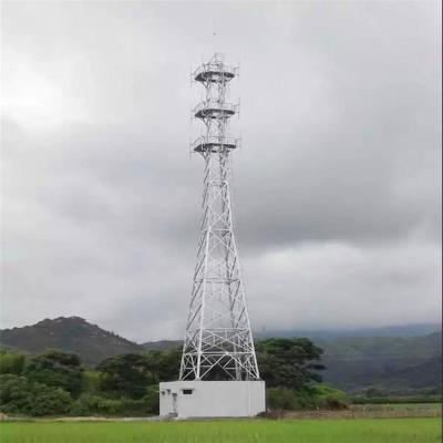 China 60m Structuur van het de Toren de Zelfstandige Rooster van het Telecommunicatiestaal Te koop
