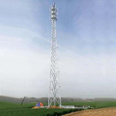 Cina Torre di trasmissione del segnale della cella BTS in acciaio a misura 4 gambe Mastello reticolato in vendita