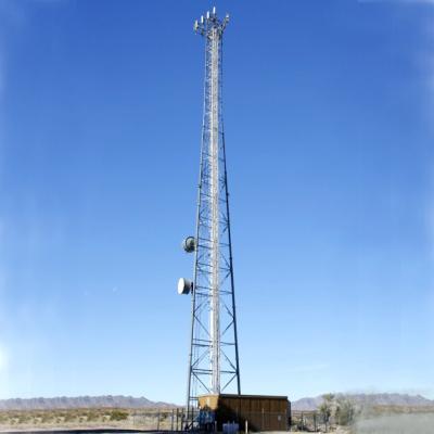 China Gegalvaniseerde de Toren Vrije Bevindende Pylon 35m Hoge Mast van de Staalradioverbinding Te koop