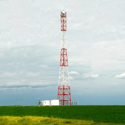China ISO Verklaarde TelecommunicatiedieToren van de Gegalvaniseerde Platen van het de Hoekstaal van Staalbuizen wordt gemaakt Te koop