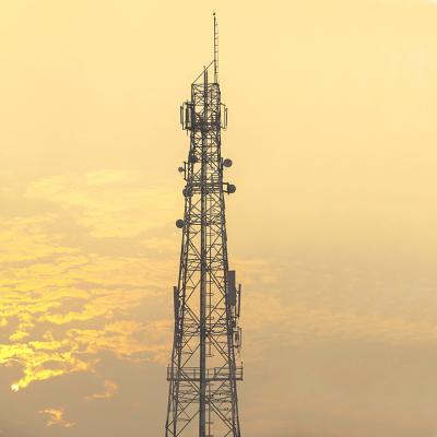 China Self Supporting Galvanized Steel Communication Tower 30m To 60m For BTS for sale