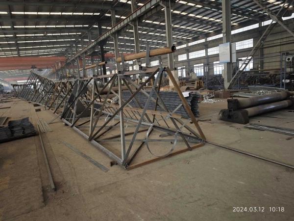 Quality 60 Degree Microwave Triangular Telecommunication Tower Lattice Angle Pylon for sale