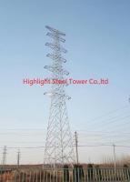 Quality Electric Power Transmission Steel Tower 4 Legs Lattice Angular Tower Self for sale