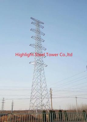 China Electric Power Transmission Steel Tower 4 Legs Lattice Angular Tower Self Supported for sale