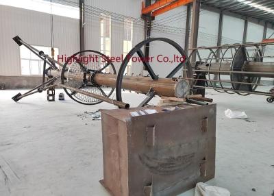 China 3 Legs Rooftop Lattice Steel Pole Concrete Base Or Anchor Bolts Type 0-300m Height for sale