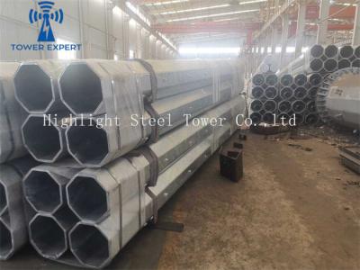 China Self Support 10-500kv HDG Electric Transmission Steel Monopole Tower Pylon Single Pole Tower for sale