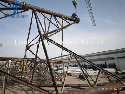 China Fast Installation Hybrid Lattice Tubular Tower Galvanized Durable 3 Legs 4 Legs Telecom Tower for sale