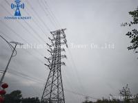 Quality 4 Legs Lattice Angle Steel Tower HDG Or Painting Transmission Line Tower 0-300m for sale