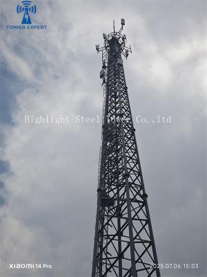 China 3 Or 4 Leg Angular And Tubular Designs Self Supporting Lattice Tower Hot Dip Galvanization Corrosion Resistance for sale