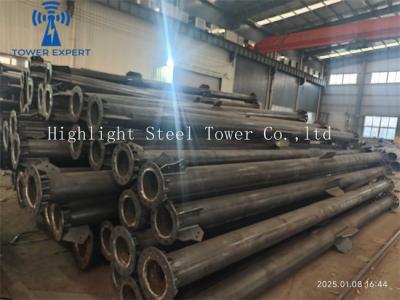 China Seamless Or Welded Telecom Electric Pipe Tower Tubular Steel Tower HDG Or Painting for sale