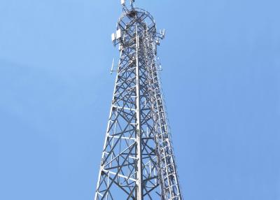 Cina alta torre di comunicazione d'acciaio angolare Q345 di 70m per il montaggio dell'antenna di FM GSM 5G in vendita