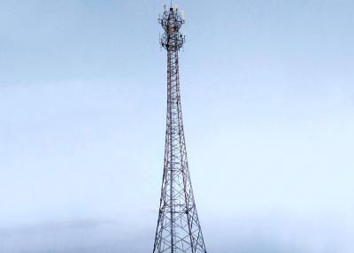 Cina alta torre di comunicazione d'acciaio angolare Q345 di 70m per il montaggio dell'antenna di FM GSM 5G in vendita