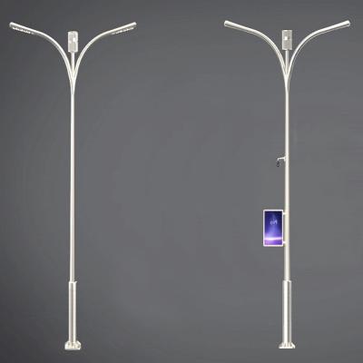 Cina Iluminazione pubblica palo galvanizzata ottagonale su ordinazione 3m Palo ottagonale galvanizzato d'acciaio in vendita