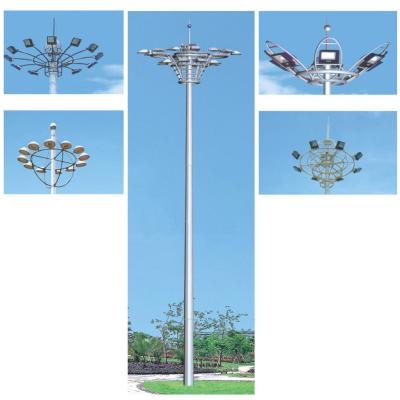 Cina Luce di segnalazione palo galvanizzata di traffico di illuminazione di via 45m un albero d'altezza Palo dei 9 tester in vendita