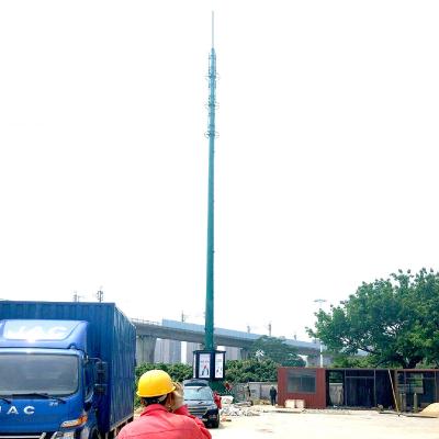 Cina radio Palo elettrico tubolare d'acciaio di 4G 5G GSM CDMA FM 35m Q235 in vendita