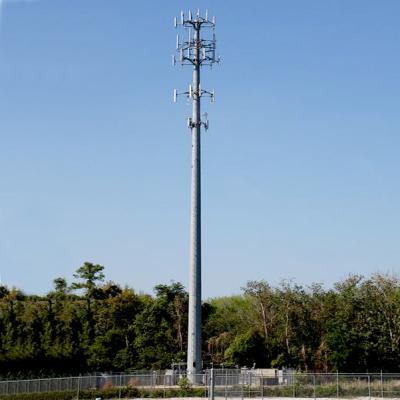 Cina Rivestimento tubolare d'acciaio di Palo 40m PVDF dell'antenna di comunicazione del ODM in vendita