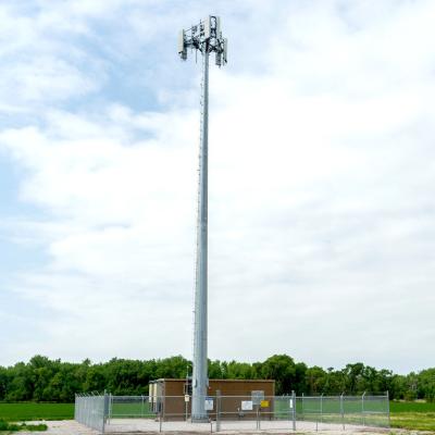 Cina La immersione calda tubolare d'acciaio di Palo 60m dell'antenna mobile 5G delle Telecomunicazioni ha galvanizzato in vendita