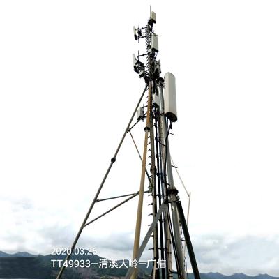 Cina torre di antenna d'acciaio galvanizzata 20m del tetto del treppiede della torre delle Telecomunicazioni di 5m in vendita