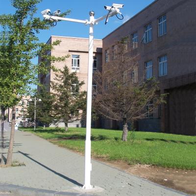 Cina La macchina fotografica Pali del CCTV di pubblica sicurezza ha galvanizzato l'illuminazione astuta dell'acciaio 6m in vendita