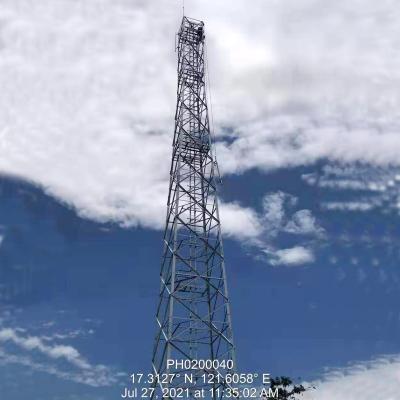 China A torre de comunicação de aço da G/M 5G da torre das telecomunicações Q345 galvanizou o aço à venda
