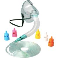 China Oxygen Adjustable Venturi Mask With 6PCS Colored Venturi Connectors for sale