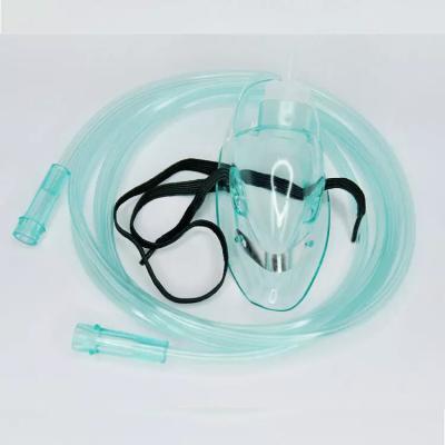 China Beschikbare Steriele Medische die Zuurstofmaskers voor het Ziekenhuishuis van Medisch Rangpvc wordt gemaakt Te koop